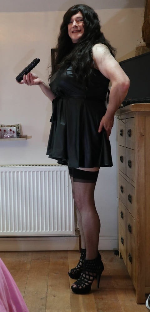 Sissy In Black Stockings And Short Dress 55 Pics Xhamster