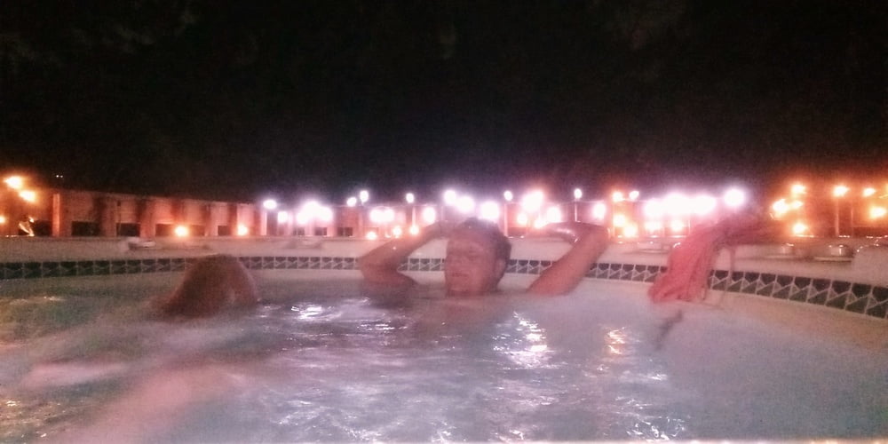Nighttime Hot Tub Fun 30 Pics Xhamster